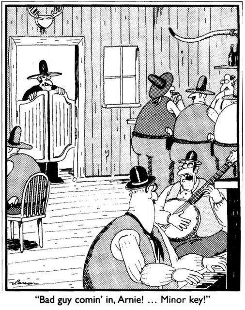 Art About Music: Gary Larson’s “The Far Side” (c. 1982) – brettworks