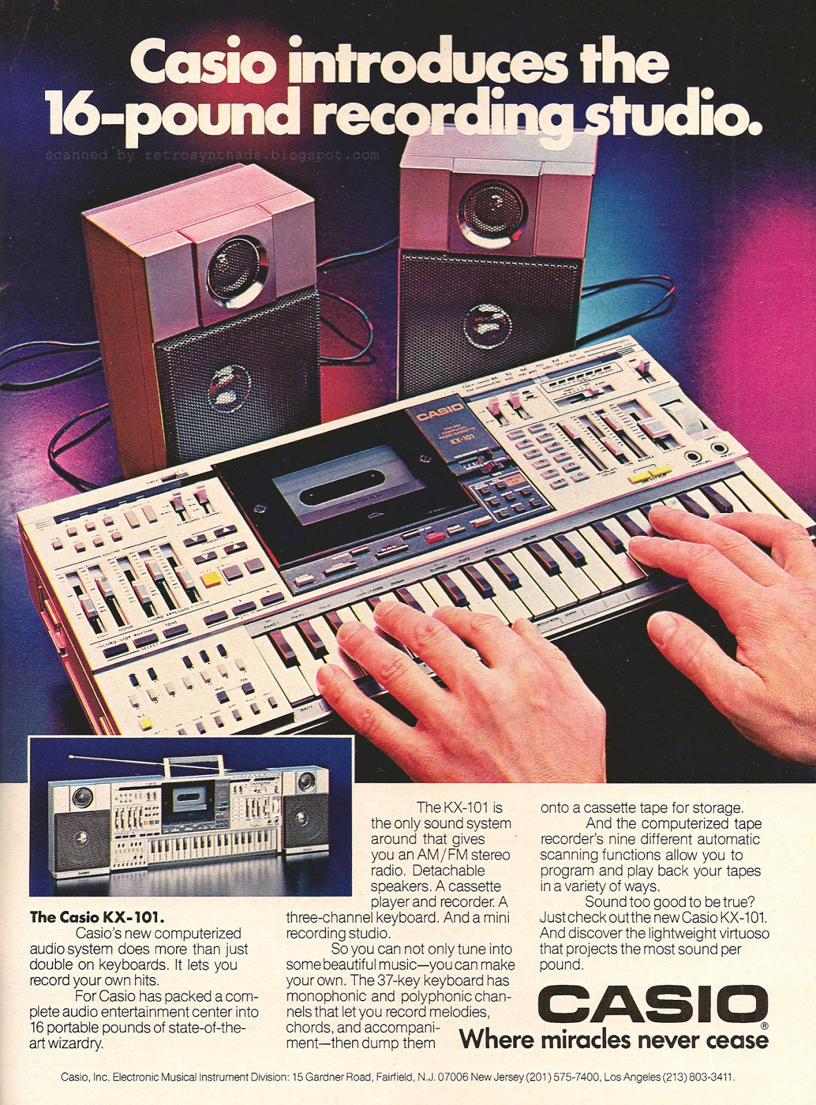 Art About Music: Casio’s KX-101 (1984) – brettworks
